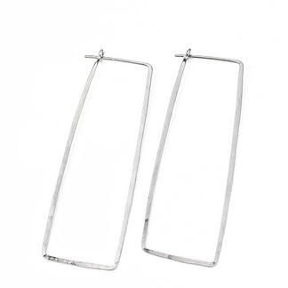 Large Rectangle Hoops – Lotus Stone Design